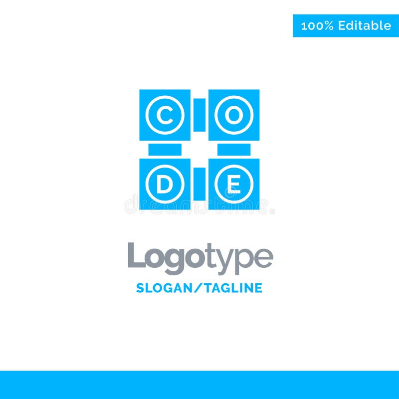 Code, Learning, Code Learning, Education Blue Business Logo Template ...