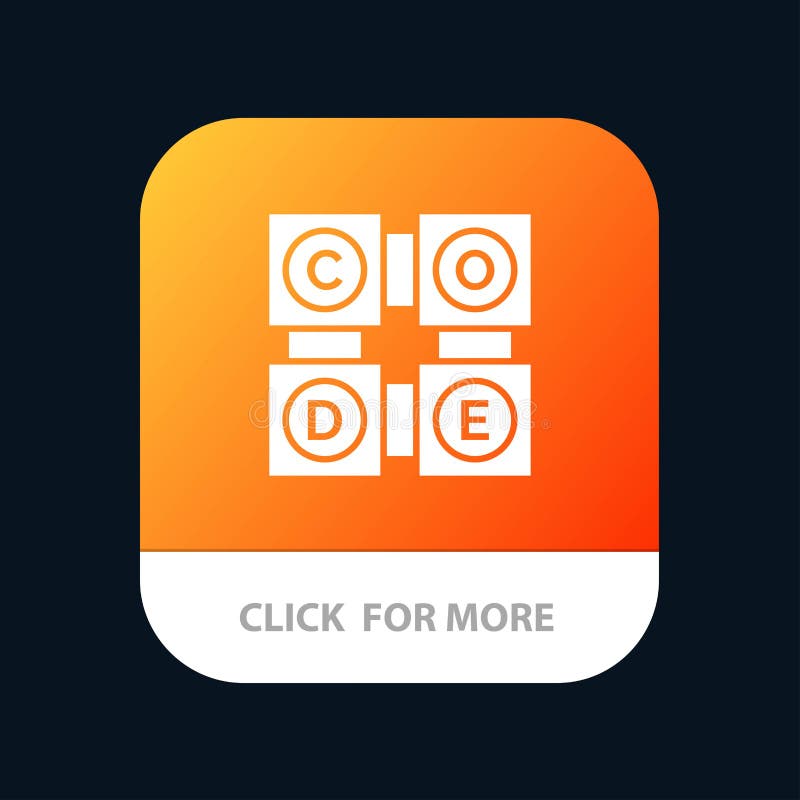 Code, Learning, Code Learning, Education Mobile App Icon Design Stock ...