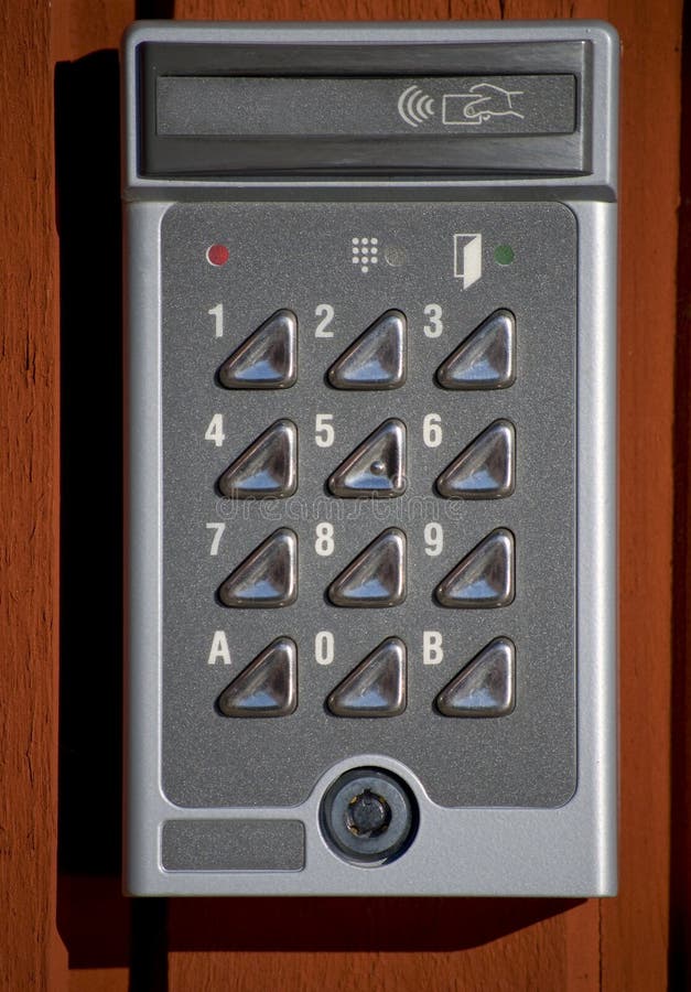 Coded Lock Control stock photo. Image of operated, security - 49862