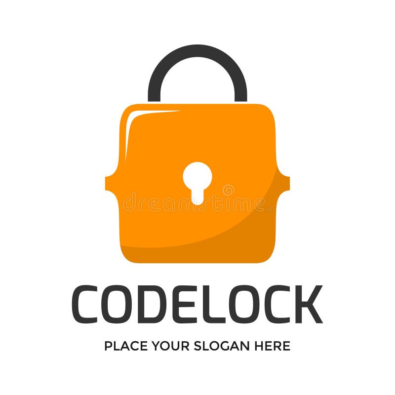Code Lock Logo Vector stock vector. Illustration of people - 263436695