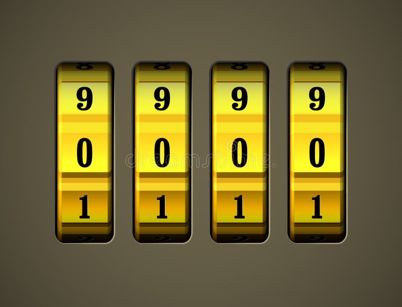 Code lock stock vector. Illustration of metal, system - 35425504