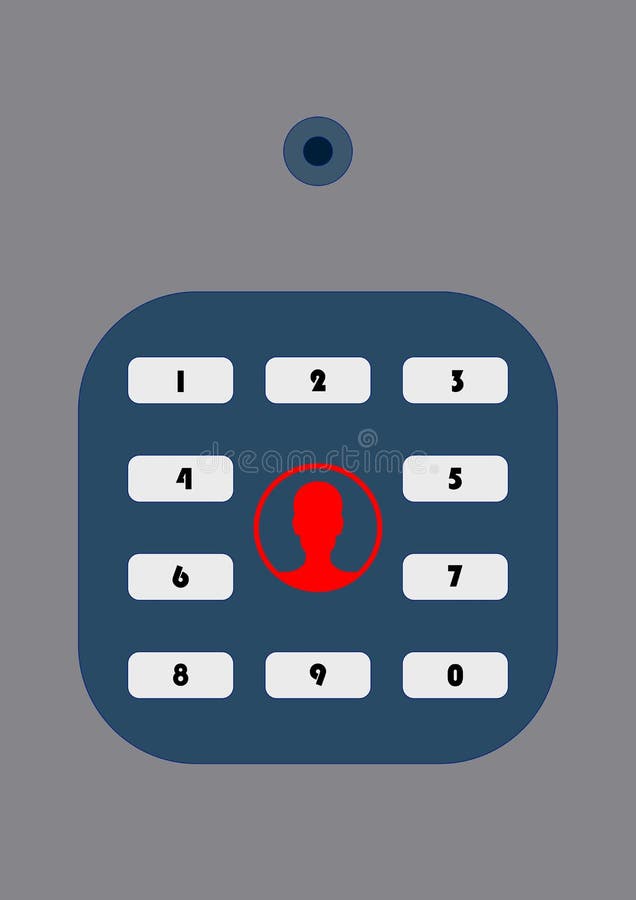Number Buttons. Vector Set. Stock Vector - Illustration of call, mobile ...