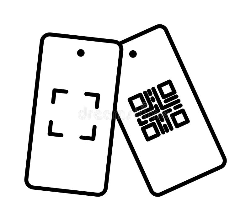 Code, Mobile, Qr Vector Icon on Transparent Background. Outline Code ...