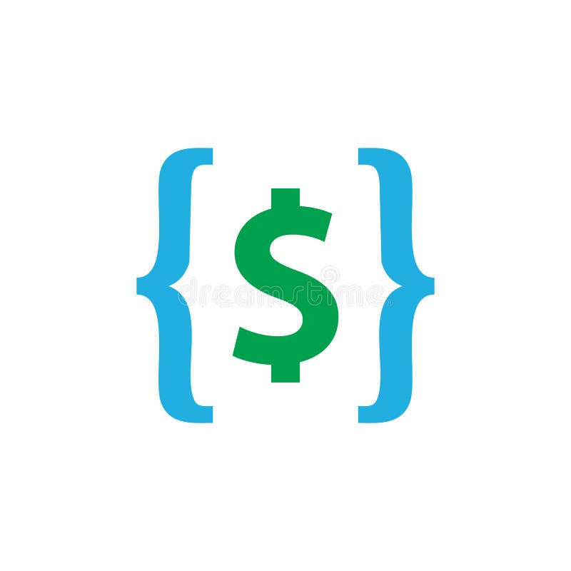 Code Money Logo Icon Design Stock Vector - Illustration of abstract ...