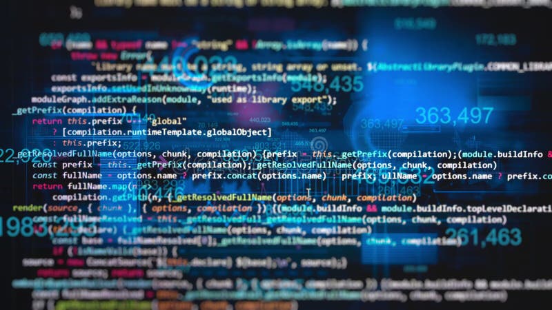 Code Monitor Software Digital Background Coding Data Screen Abstract 7992