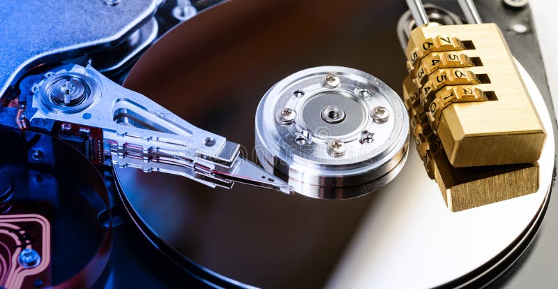 Hard disk drive stock image. Image of computer, full - 33059029