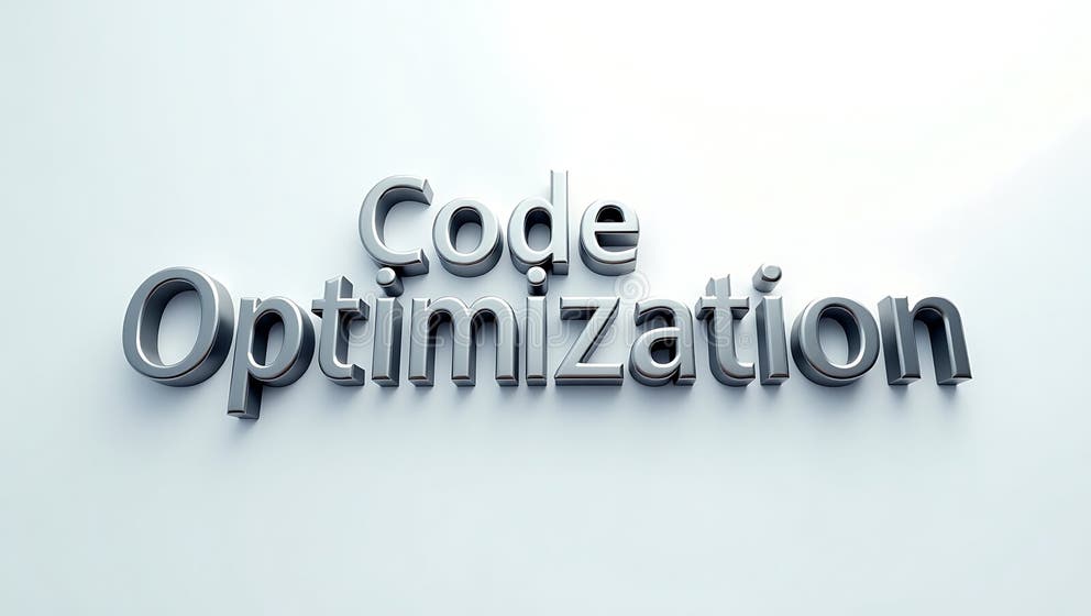 Code Optimization Techniques for Developers in Modern Programming Environments Stock Photo ...