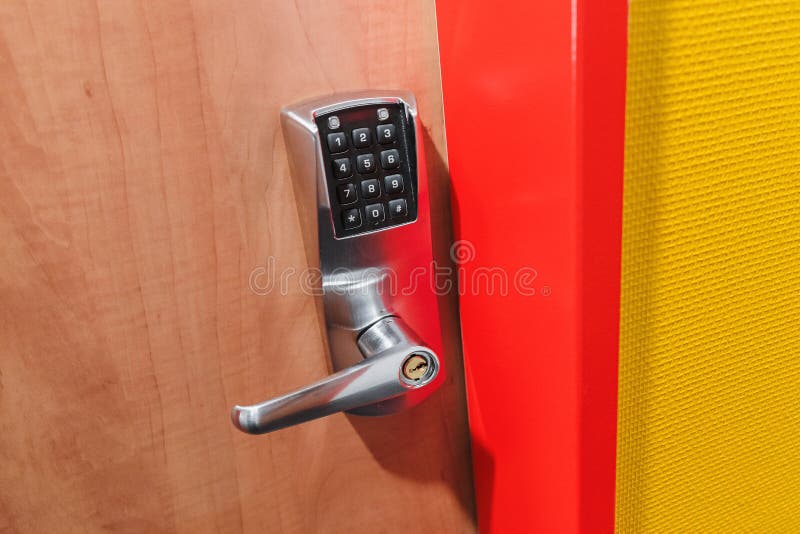 Code pad on the door. stock image. Image of button, entry - 172445723