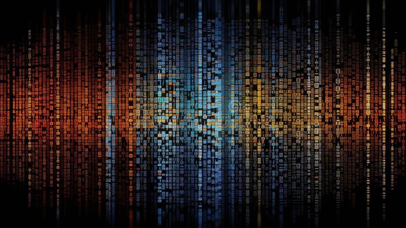 Code pattern data stock photo. Image of generated, pattern - 371794378