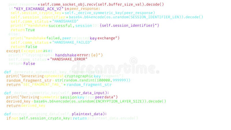 Programming Language Code Written Simulating Typing on a Computer Keyboard on a Stock Footage ...