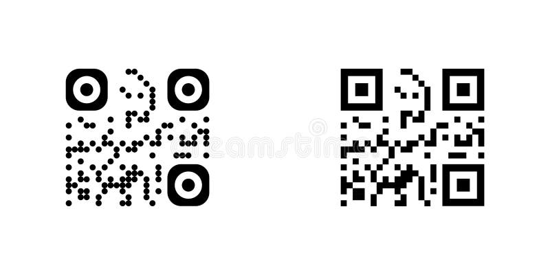 Bar Code Vector Icon. Simple Dark Bar Code Isolated on White Background ...