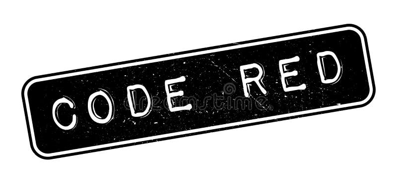 Code Red rubber stamp stock illustration. Illustration of risky - 83158460