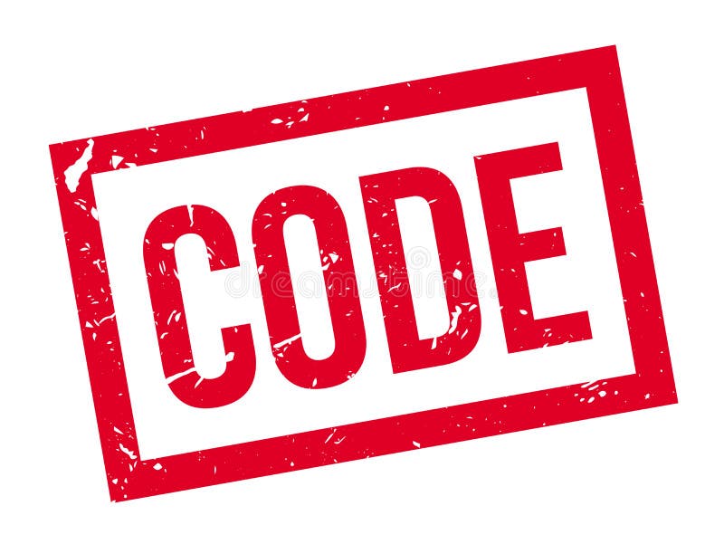 Code rubber stamp stock vector. Illustration of construction - 89256140