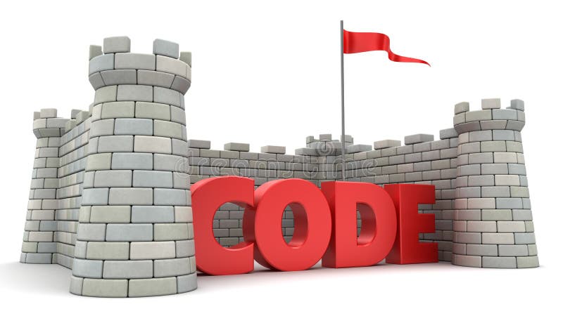 Code safety stock illustration. Illustration of stronghold - 81150021