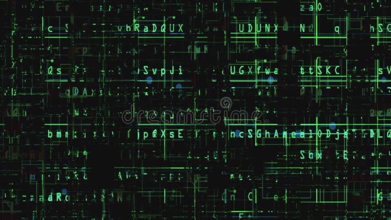 Code On The Screen Glitch Effect Stock Video Video Of Hacker Information 261824663