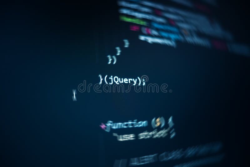 Code on screen stock image. Image of development, developer - 149857019