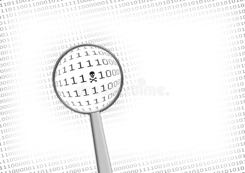 Code searching background stock illustration. Illustration of internet ...