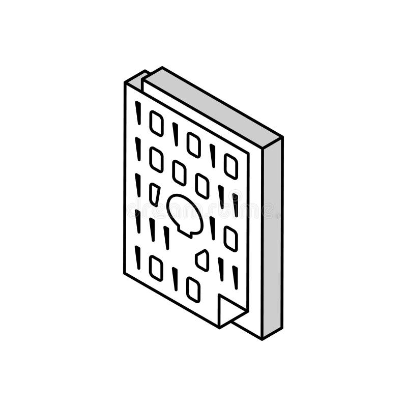 Code of Security Software System Isometric Icon Vector Illustration ...