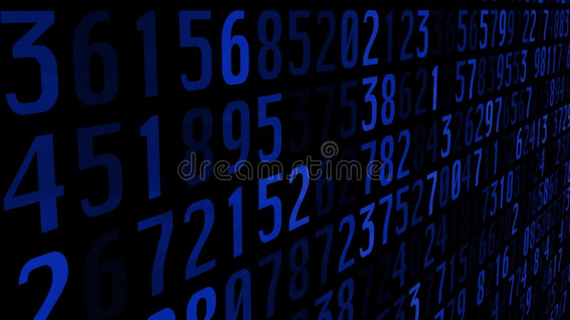 Code Sequence in Motion Unraveling the Mathematical Model of Changing Digits Stock Footage ...