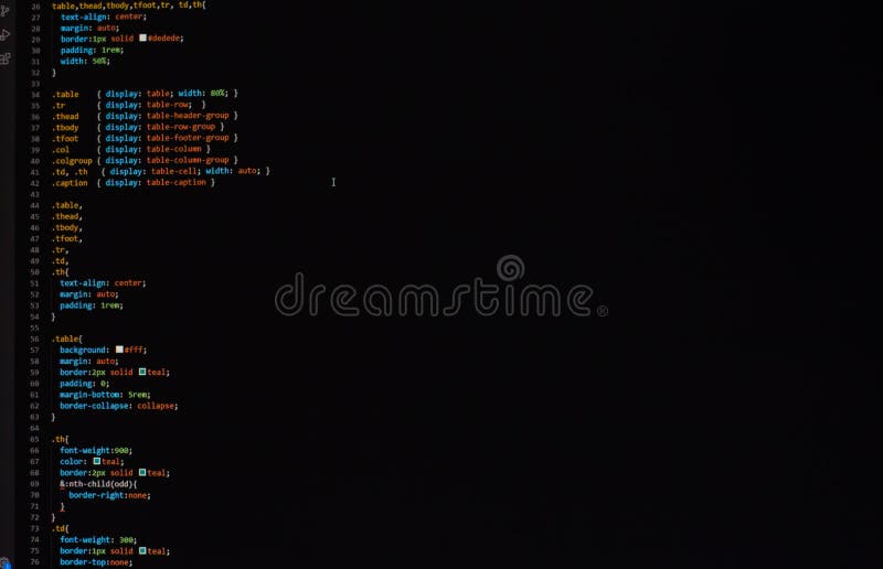 Code Source Du Logiciel Du Développeur Sur L'écran Du Moniteur ...