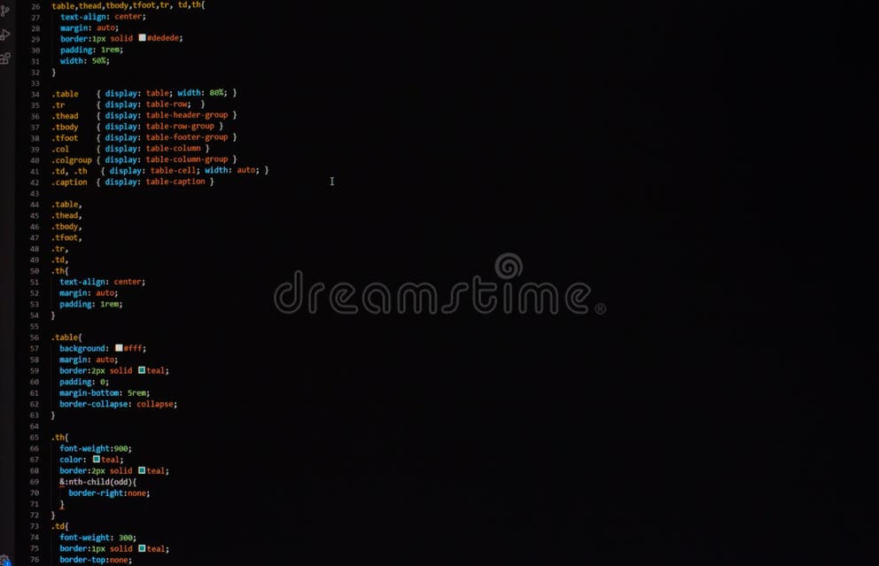 Code Source Du Logiciel Du Développeur Sur L'écran Du Moniteur ...