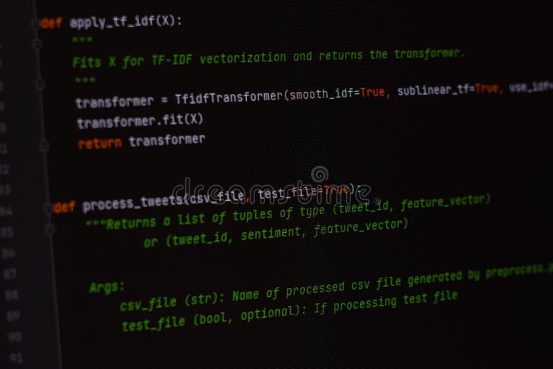 Code Source Du Logiciel Du Développeur Sur L'écran Du Moniteur ...