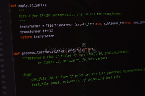 Code Source Du Logiciel Du Développeur Sur L'écran Du Moniteur ...
