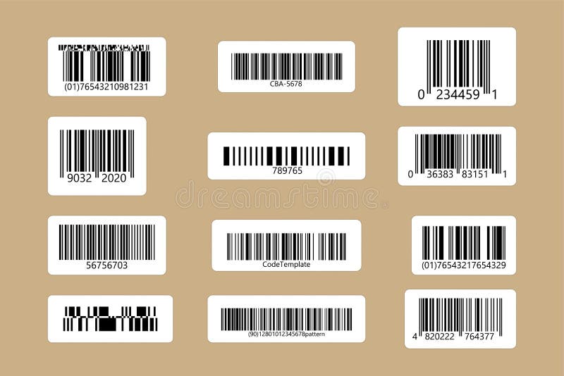 Code Stickers on Isolated Background. Code Sample Stock Vector ...