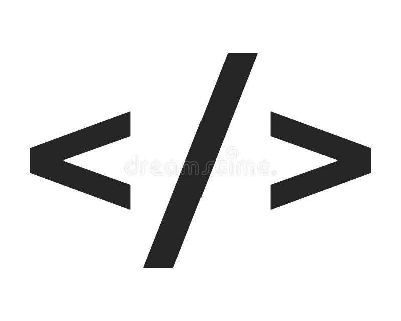Code Symbols Flat Monochrome Isolated Vector Icon Stock Vector ... Code Symbols Flat Monochrome Isolated Vector Icon Stock Vector ...