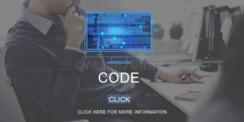 Code Technology Computing Data Digital Concept Stock Image - Image of ...