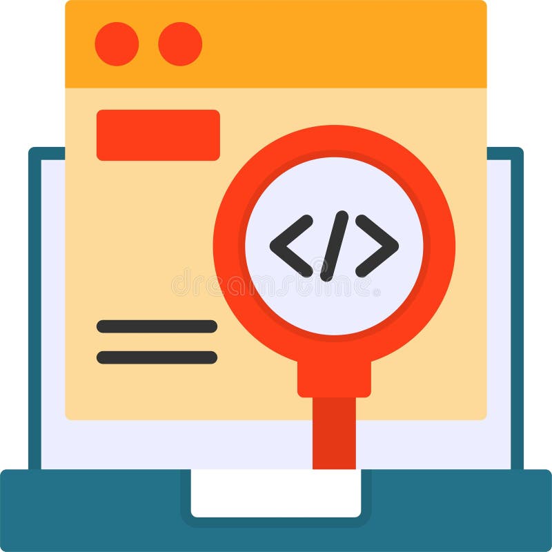 Code Testing Vector Icon Design Stock Illustration - Illustration of ...