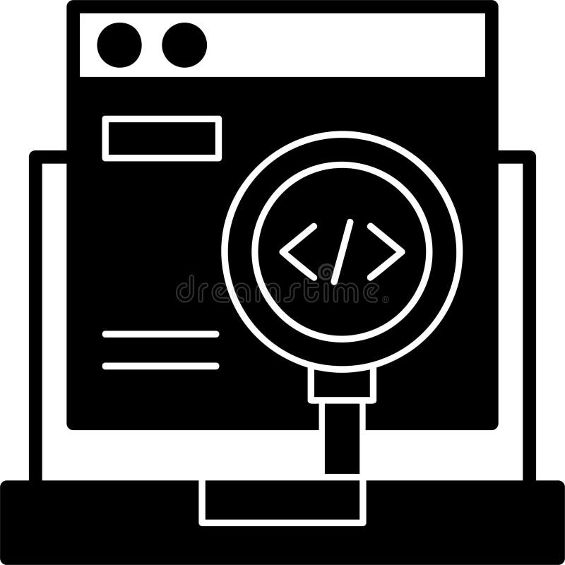 Code Testing Vector Icon Design Stock Vector - Illustration of tools ...