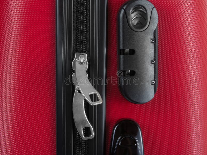 Code zipper lock close-up stock image. Image of accessories - 247824371