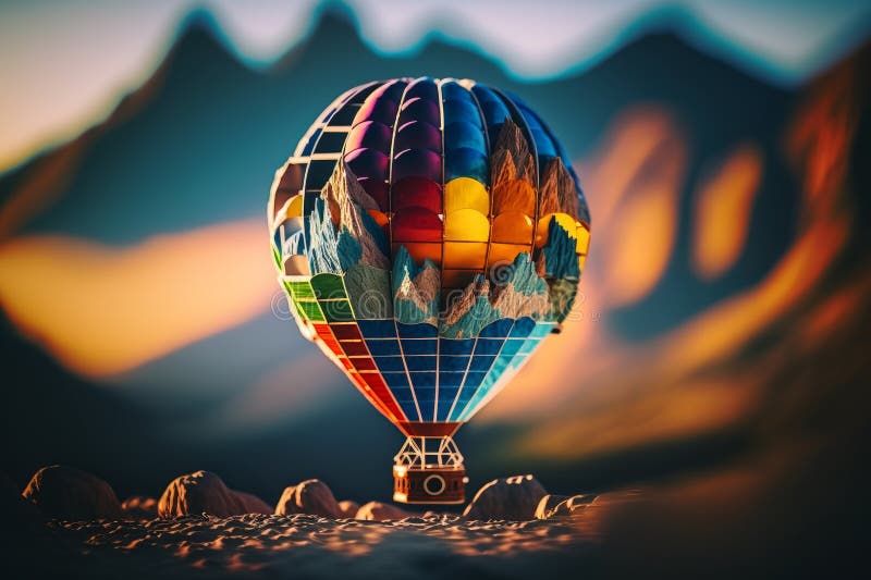 -coded, Soaring High Whimsical Balloon Journey: Stunning Bokeh & Unreal ...