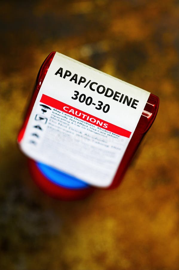 Codeine Presctiption Bottle Stock Photo - Image of drug, objects: 15913676