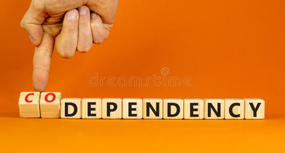 Codependency or Dependency Symbol. Concept Words Codependency and ...