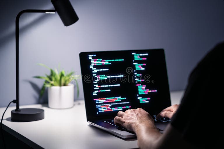 Coder or Hacker. Data Programmer, Developer or Engineer in Office ...