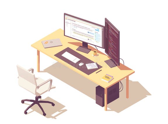Programmer Workspace Stock Illustrations – 7,214 Programmer Workspace ...