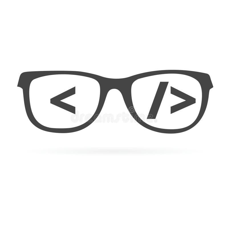 Coder Sign Icon. Programmer Symbol Stock Vector - Illustration of icon, code: 131690009