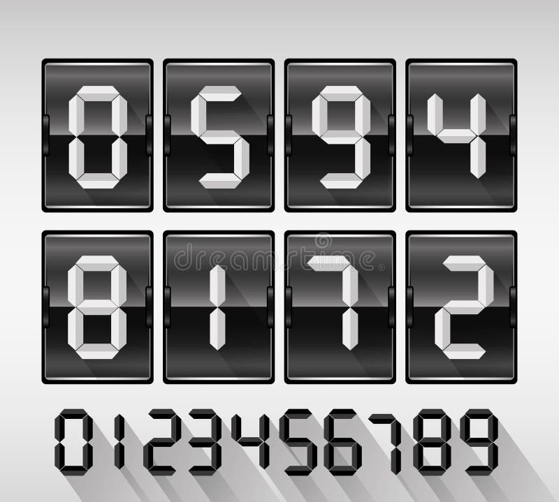 Codes and digits stock vector. Illustration of display - 63401183