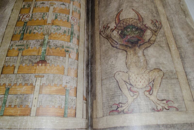Codex gigas also called Devils bible, This is picture from the Codex ...