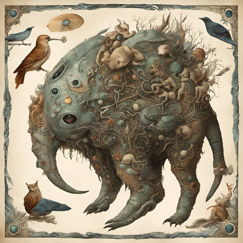 Codex stock illustration. Illustration of fantasy, species - 287057566