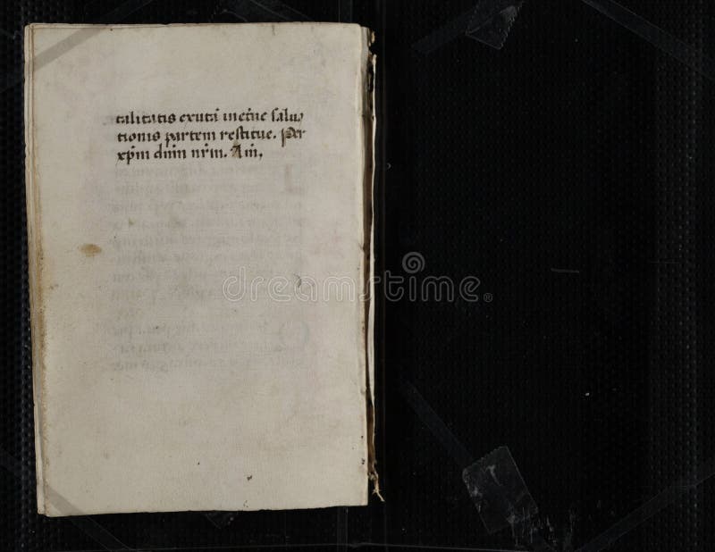 Codex Pollick (Book Of Hours) Stock Image - Image of handwriting, white ...