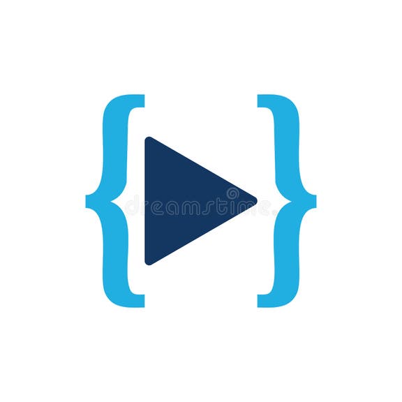 Codez Logo Icon Design Visuel Illustration de Vecteur - Illustration du ...