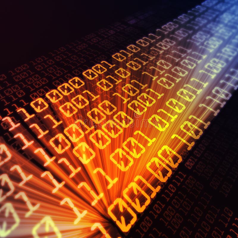 Codice binario illustrazione di stock. Illustrazione di dati - 11036260