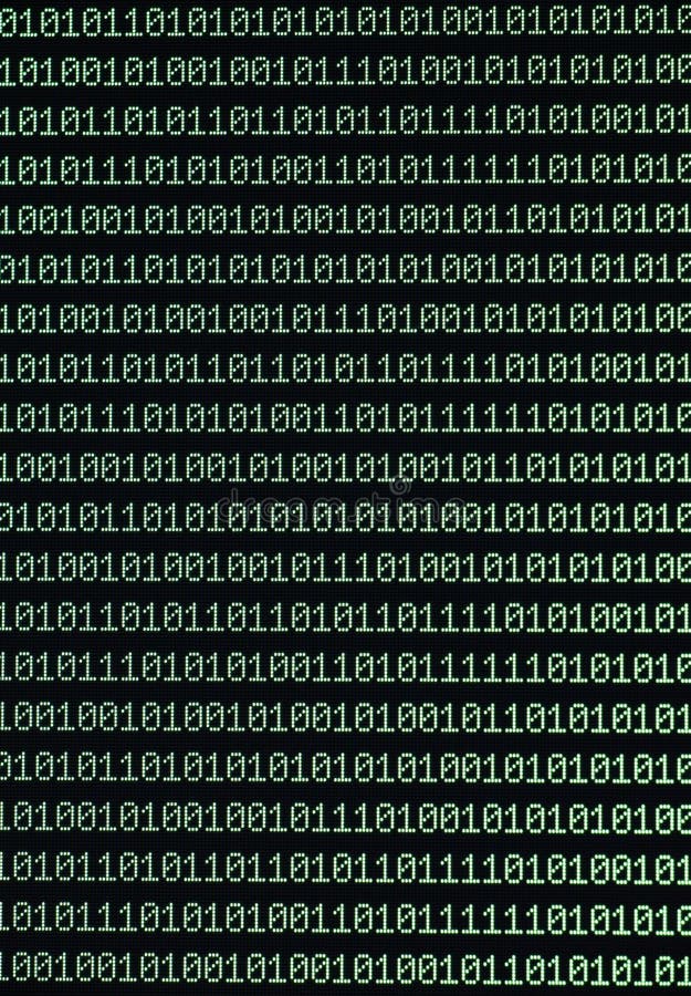 Priorità Bassa Di Codice Binario Modello Di Numeri Fotografia Stock ...