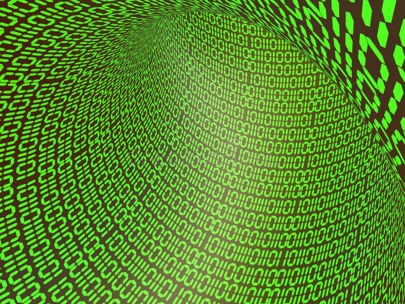 Codice binario immagine stock. Immagine di collegamento - 7399879