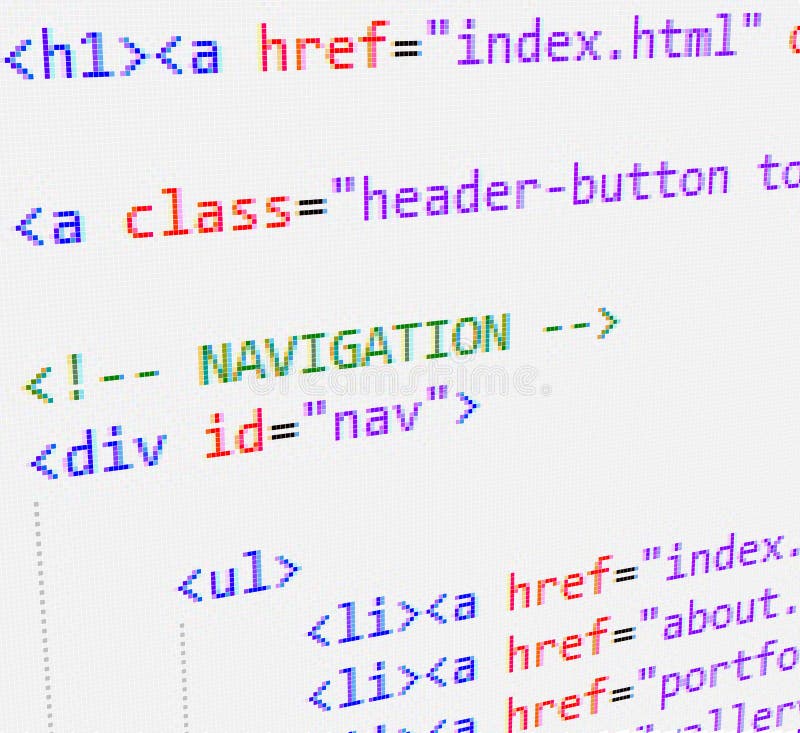 Codice del HTML e di CSS illustrazione vettoriale. Illustrazione di ... Codice del HTML e di CSS illustrazione vettoriale. Illustrazione di ...