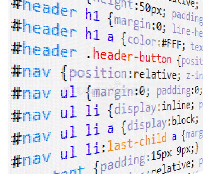 Codice del HTML e di CSS illustrazione vettoriale. Illustrazione di ... Codice del HTML e di CSS illustrazione vettoriale. Illustrazione di ...