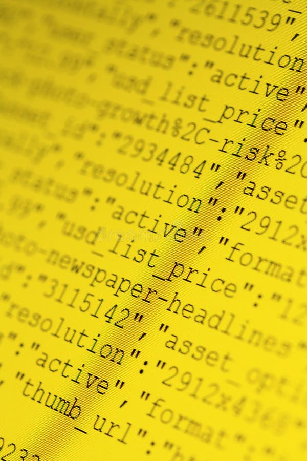 Codici del HTML fotografia stock. Immagine di codice - 37256754